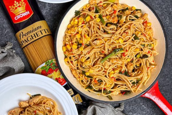 CABBAGE INFUSED SPAGHETTI - Dairy of A kitchen Lover